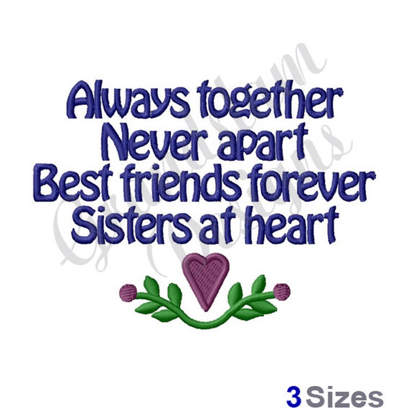 Friends Embroidery Design - Etsy