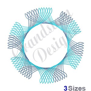 Retro Spirograph Quilt Redwork - Machine Embroidery Design, Embroidery ...