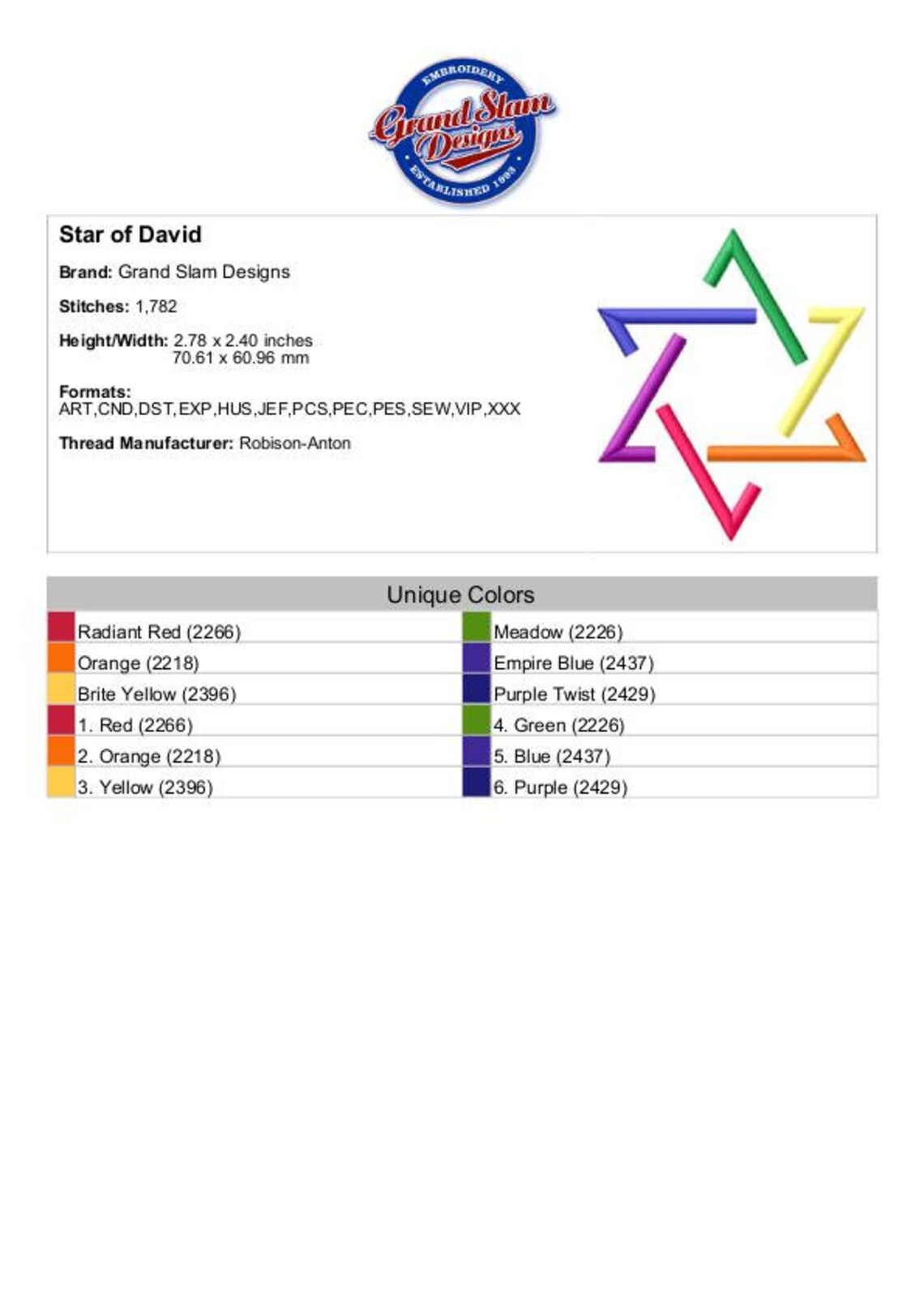 Star of David Outline Machine Embroidery Design - Etsy