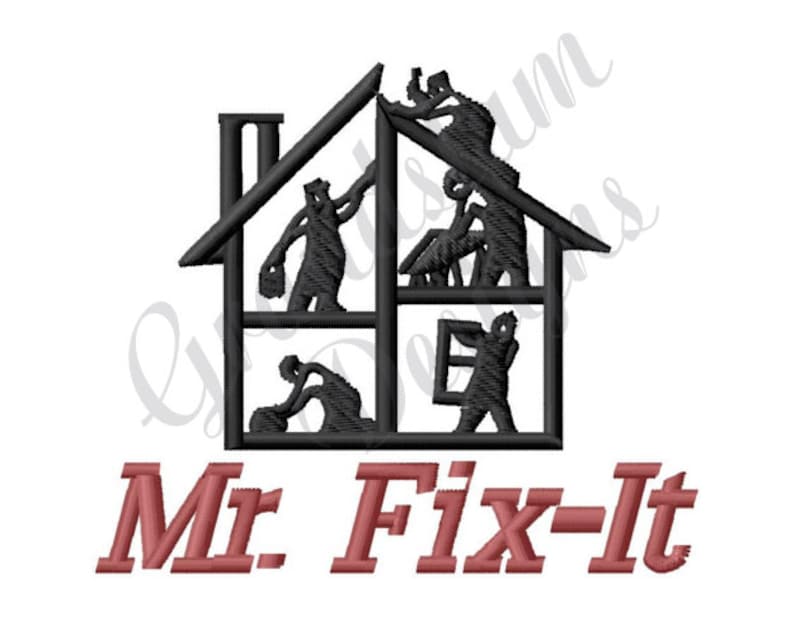 Mr. Fix-it Handyman - Machine Embroidery Design - Etsy