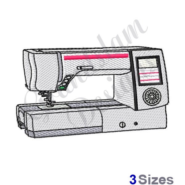 Singer Sewing Machine Embroidery Design - Etsy
