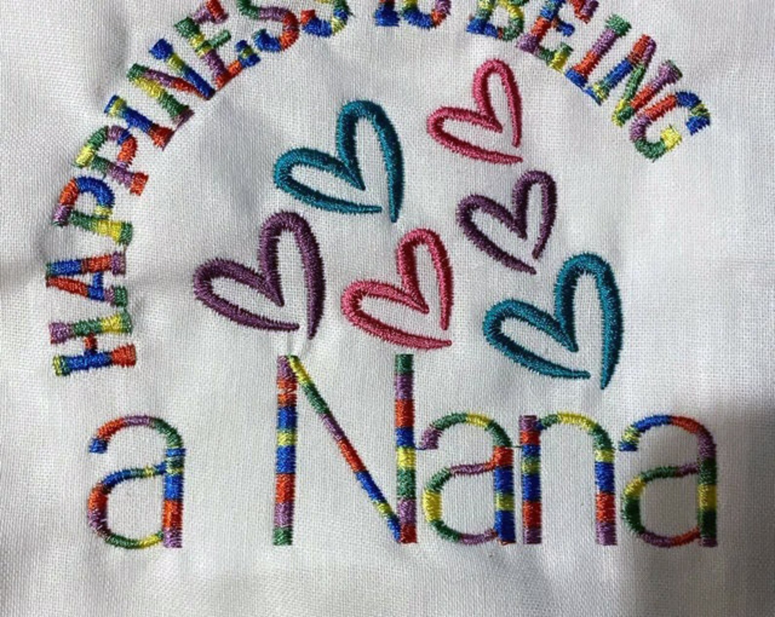 Happiness is Being A Nana Machine Embroidery Design, Embroidery Designs ...