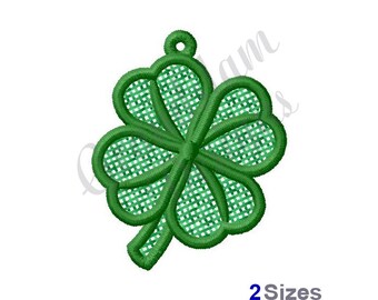 FSL Shamrock Machine Embroidery Design 3 Sizes, Freestanding Lace ...