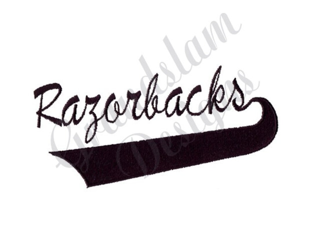 Razorbacks - Machine Embroidery Design, Embroidery Designs, Machine ...
