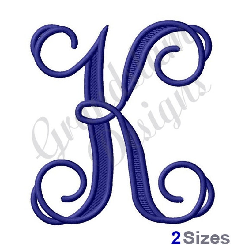 Monogram Letter K - Etsy