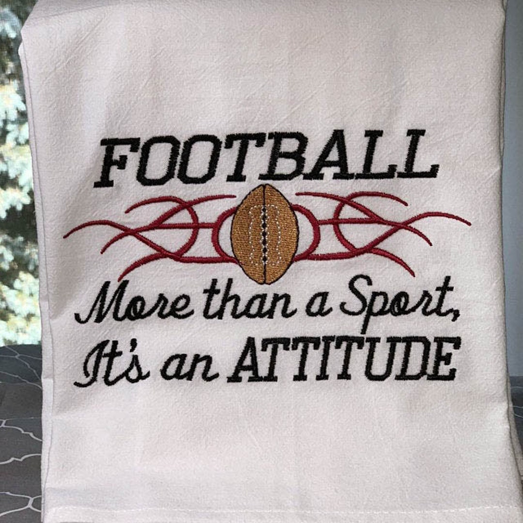 Football Attitude - Machine Embroidery Design - Etsy
