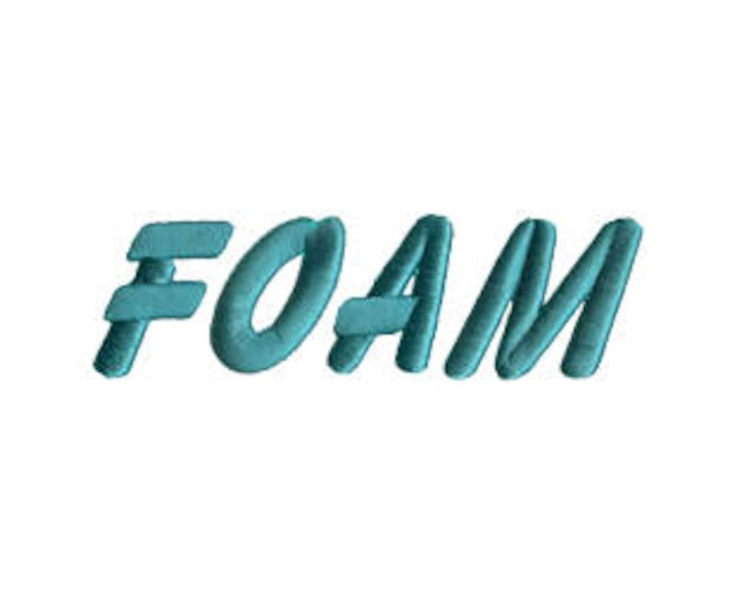 Puffy Foam Font - Machine Embroidery Font and Machine Embroidery ...