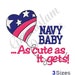 Navy Baby - Machine Embroidery Design - Etsy