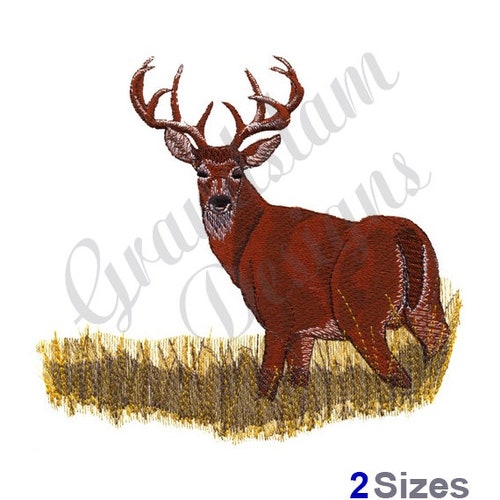 Buck Deer Head Machine Embroidery Design Embroidery - Etsy