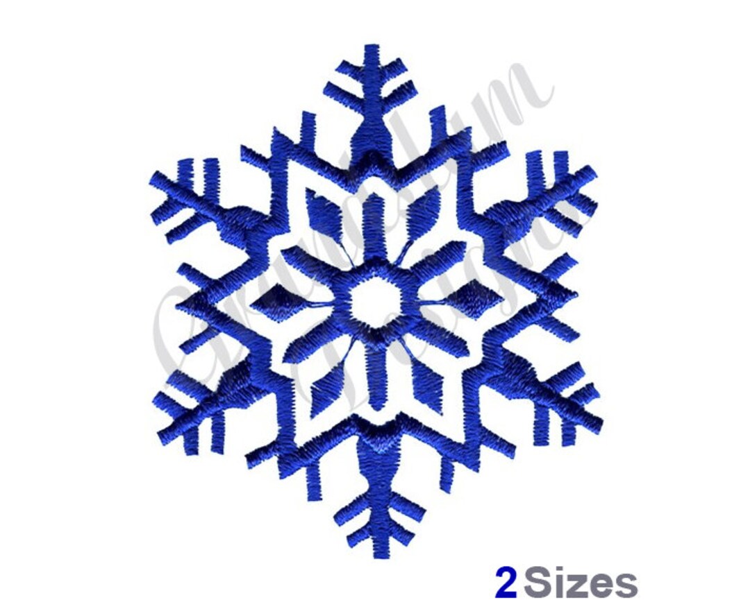 Snowflake - Machine Embroidery Design - Etsy