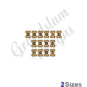 Dog Bone Letters Embroidery Font Set – Pet Machine Alphabet (digital ...