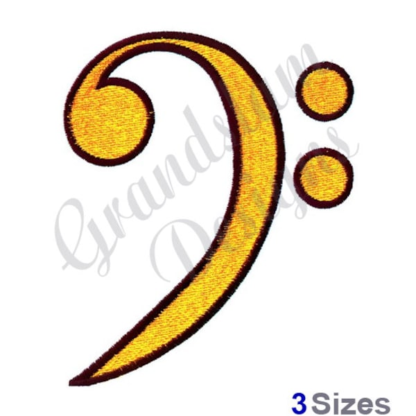 Bass Clef Pattern - Etsy
