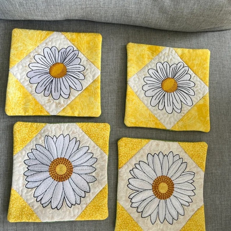 Daisy - Machine Embroidery Design - Etsy