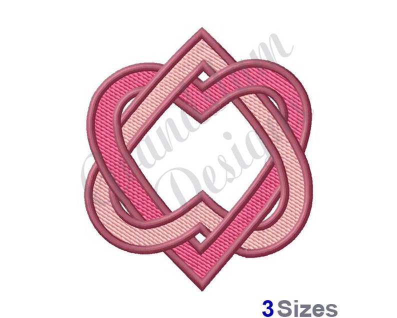 Knotted Heart - Machine Embroidery Design, Embroidery Designs, Machine ...