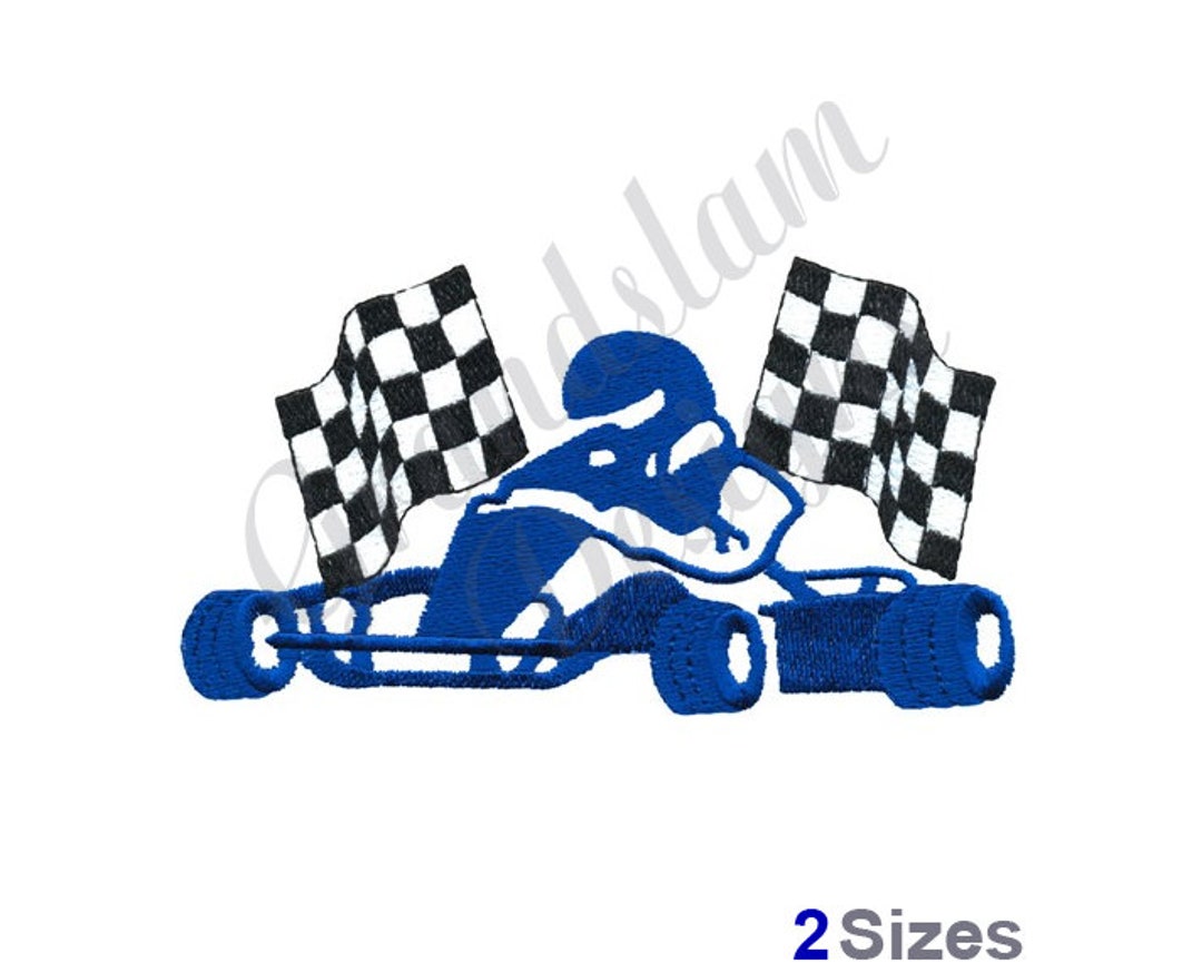 Go Cart Racing - Machine Embroidery Design, Embroidery Designs, Machine ...