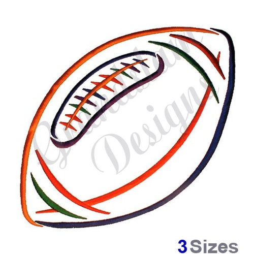 Football Embroidery Design Ball Sport Machine Embroidery - Etsy