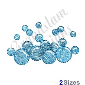 Bubbles - Machine Embroidery Design - Etsy