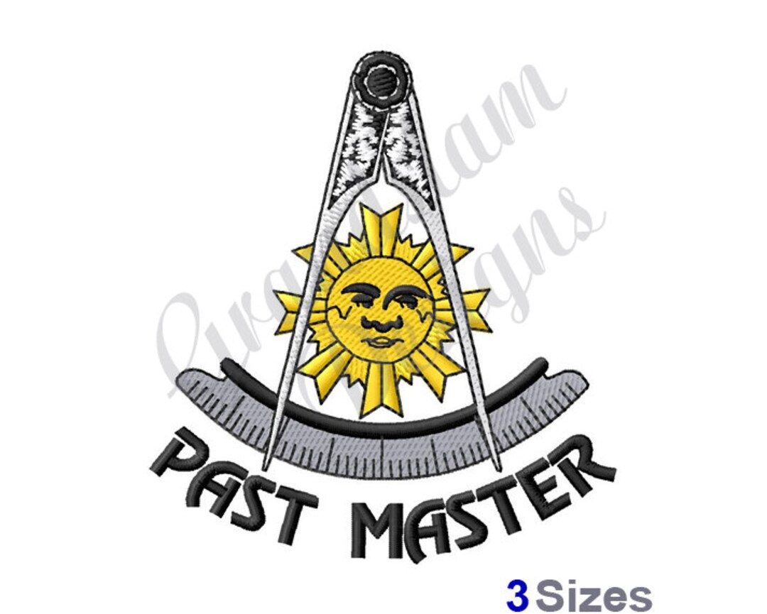 Past Master - Machine Embroidery Design - Etsy