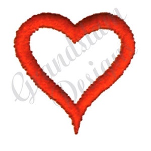 Heart Outline - Machine Embroidery Design, Embroidery Designs, Machine ...