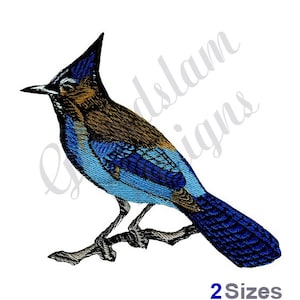 Blue Bird - Machine Embroidery Design 2 Sizes - Etsy