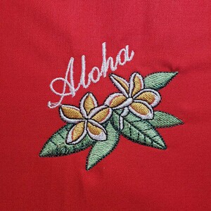 Aloha Flower - Machine Embroidery Design - Etsy