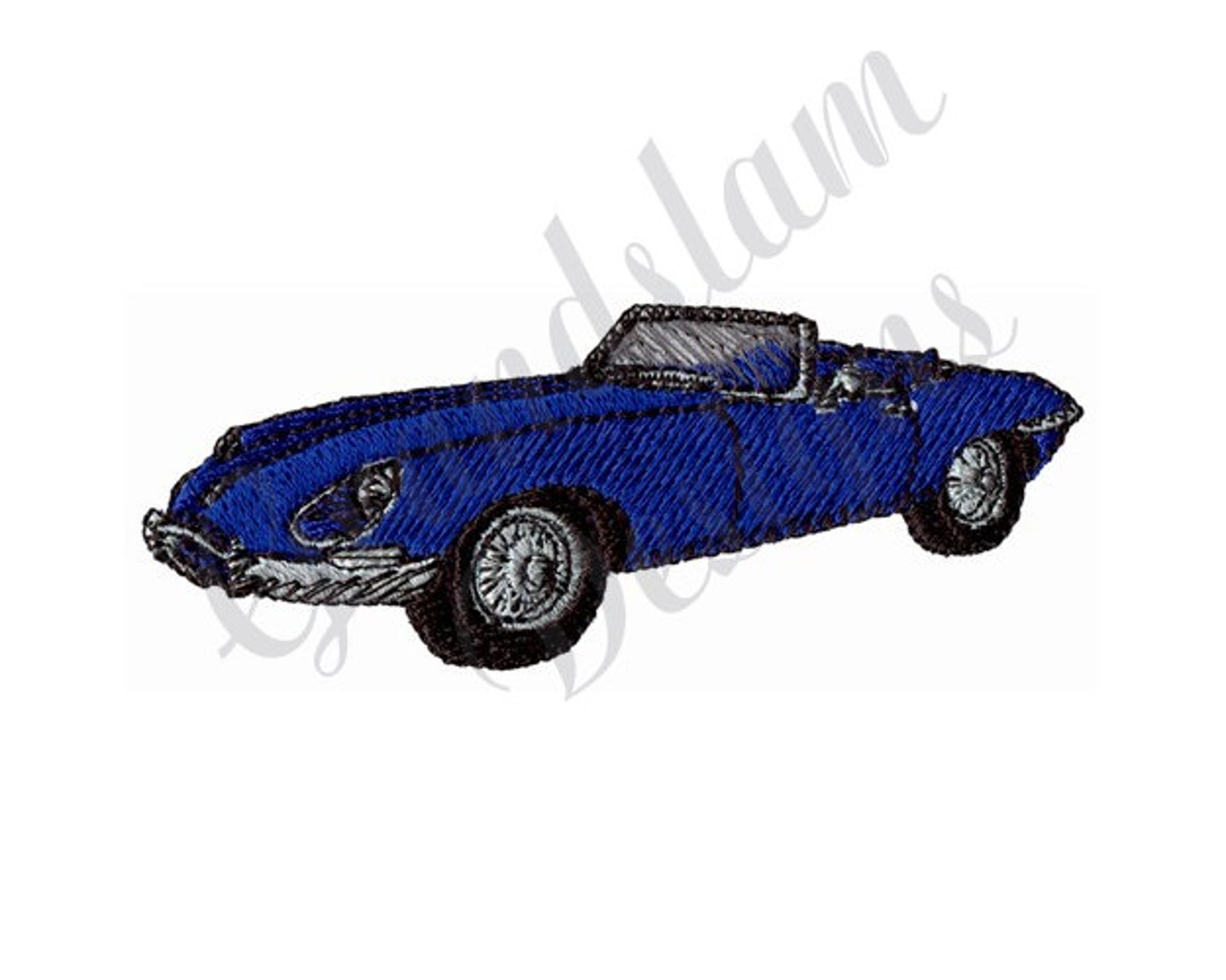 Classic Convertible Car Machine Embroidery Design - Etsy