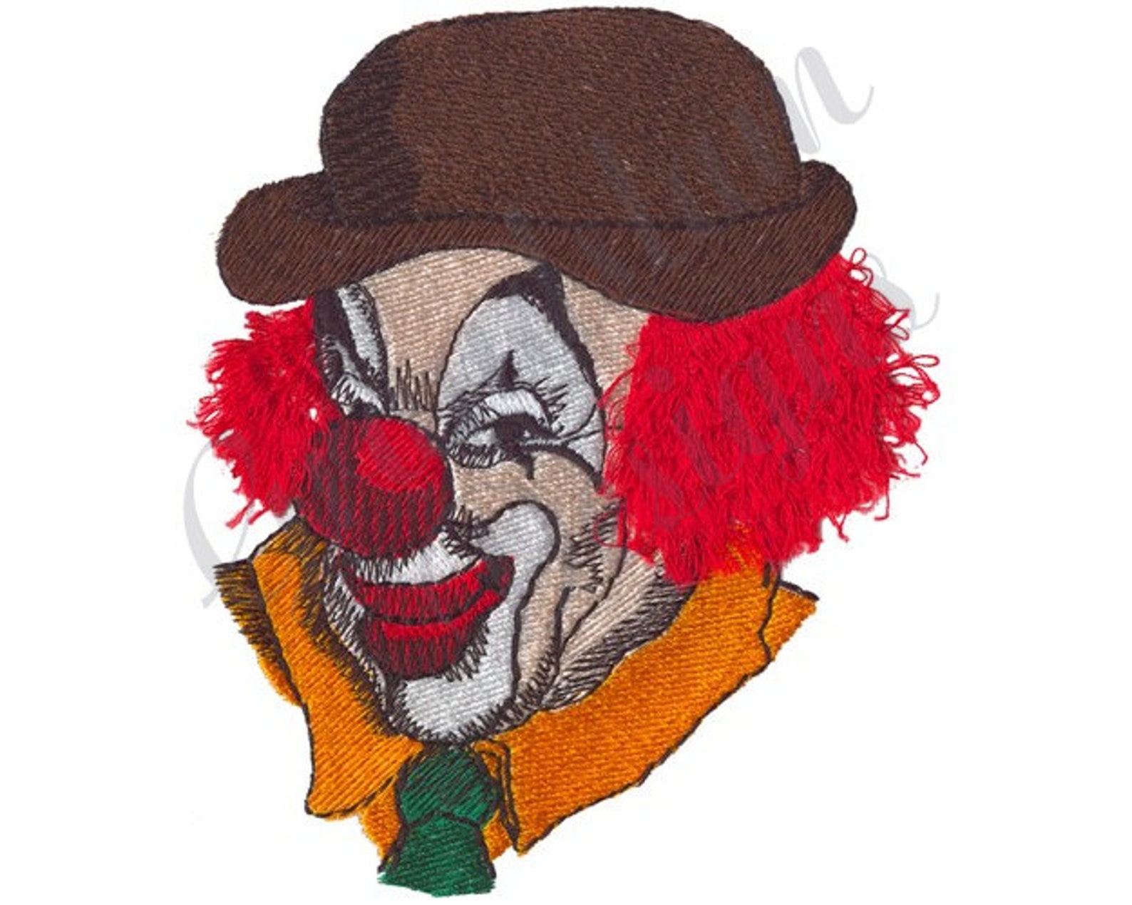 Clown Face - Machine Embroidery Design, Embroidery Designs, Machine ...