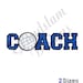 Volleyball Coach Machine Embroidery Design Embroidery | Etsy