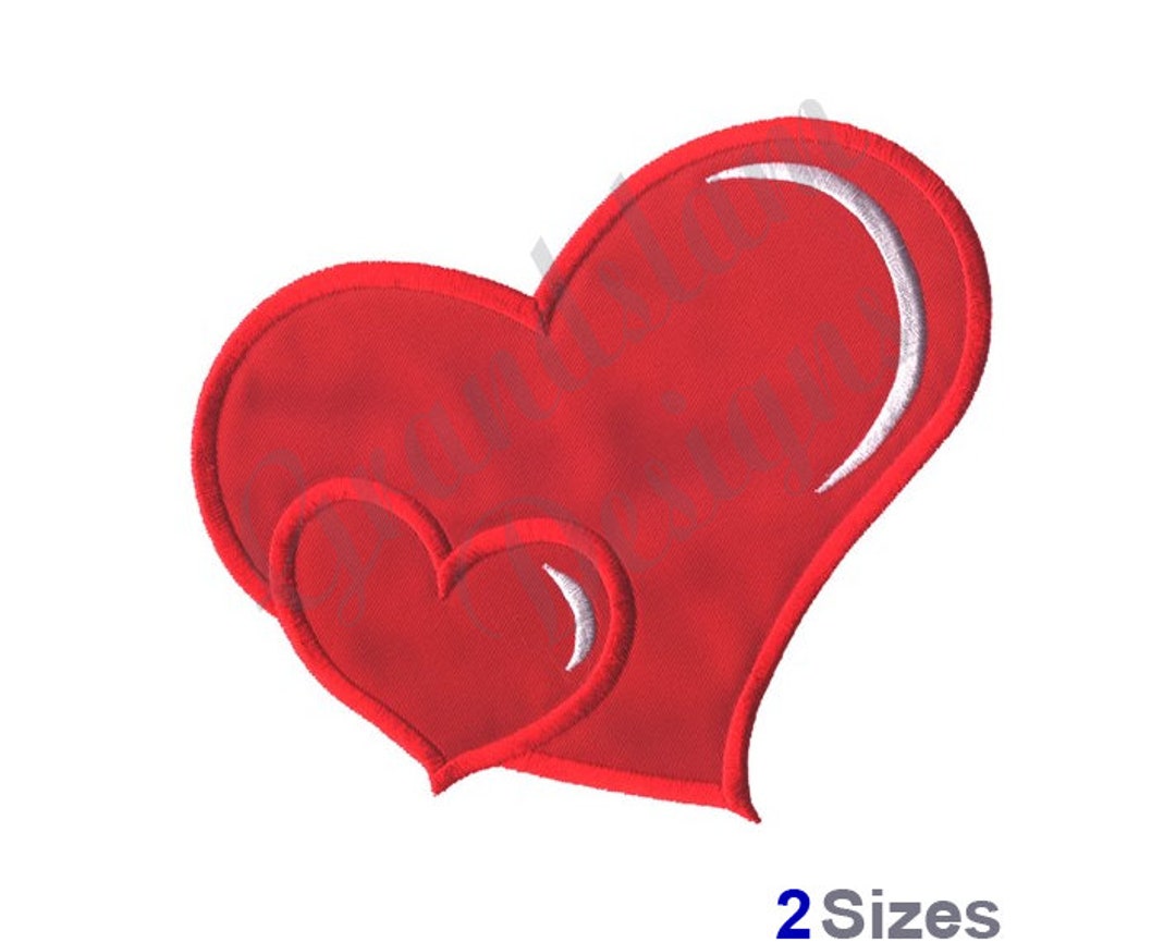 Applique Hearts - Machine Embroidery Design, Embroidery Designs ...
