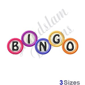 Bingo - Machine Embroidery Design, Embroidery Designs, Machine ...