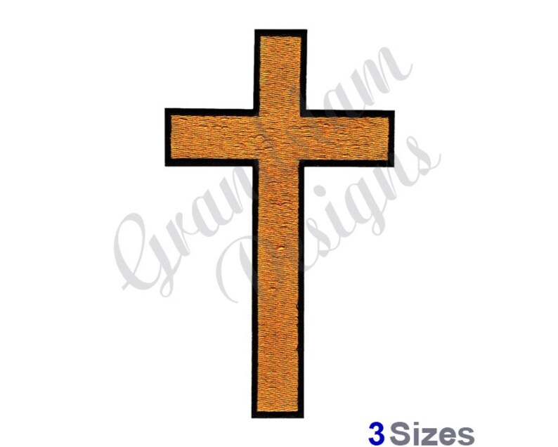 Cross Machine Embroidery Design - Etsy