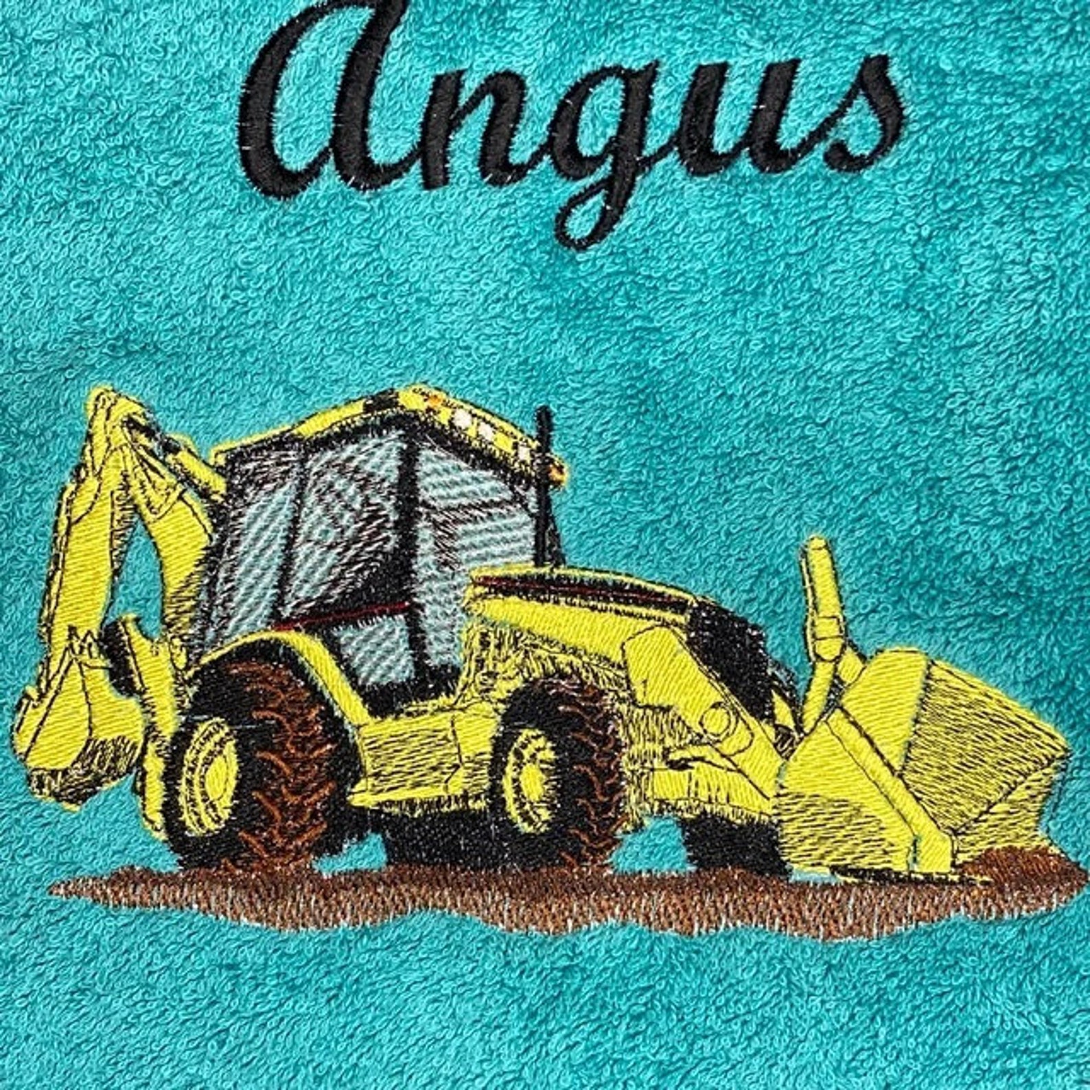 Backhoe Loader Machine Embroidery Design Embroidery - Etsy