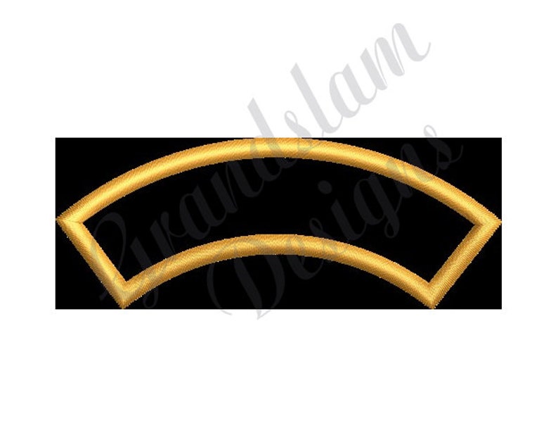 Rocker Outline Machine Embroidery Design Embroidery - Etsy