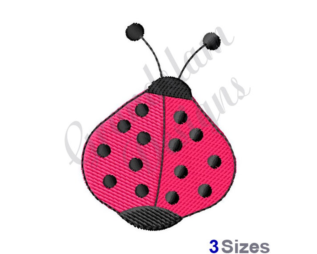 Lady Bug - Machine Embroidery Design - Etsy