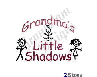 Grandparents, Grandma, Grandpa Machine Embroidery Design, Embroidery ...