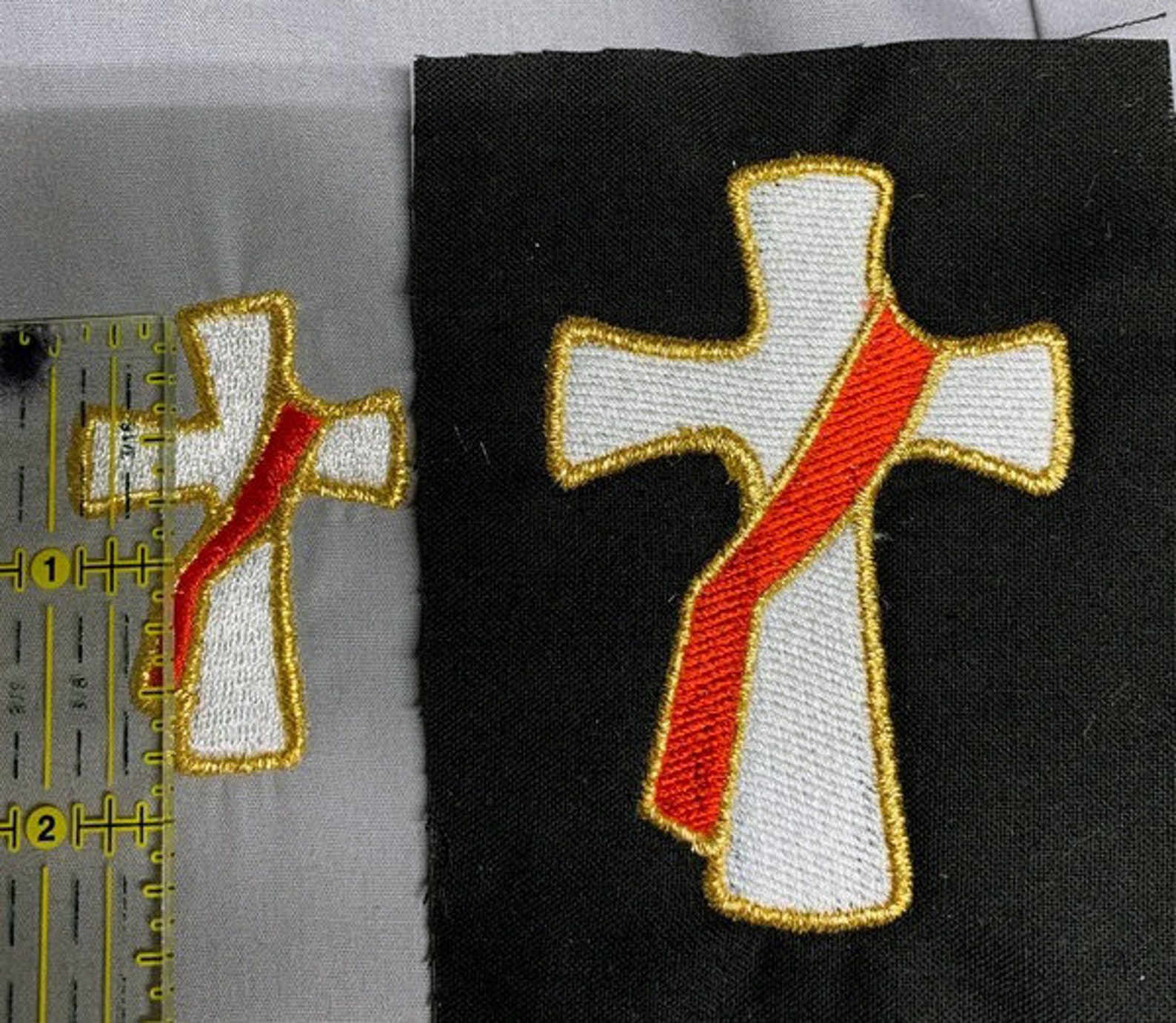 Robed Cross - Machine Embroidery Design, Embroidery Designs, Machine ...