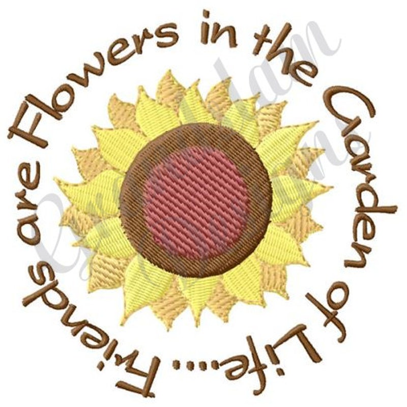 Friends Embroidery Design - Etsy