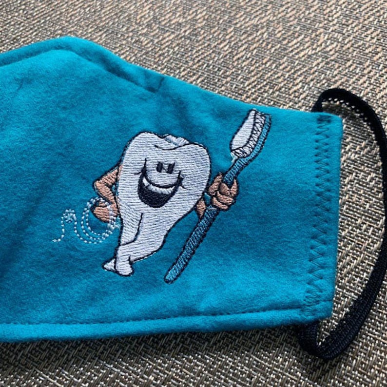 Tooth With Brush -machine Embroidery Design, Embroidery Designs ...
