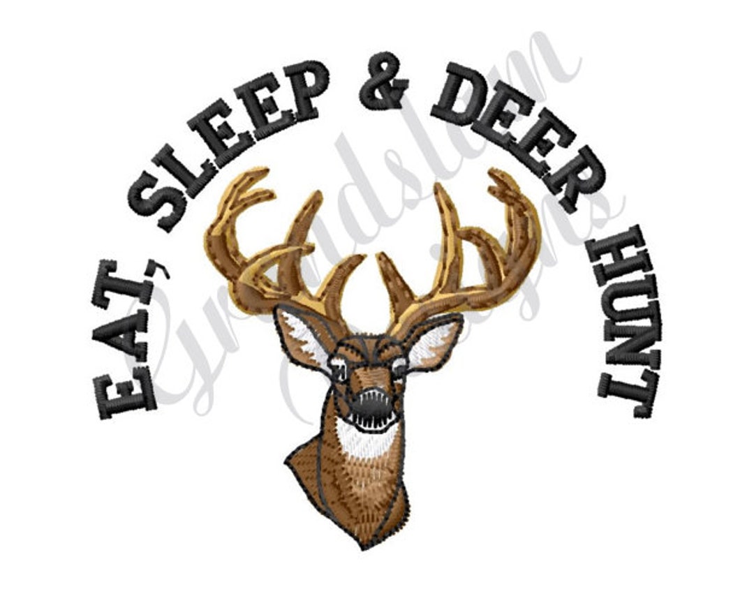 Deer Hunt - Machine Embroidery Design - Etsy