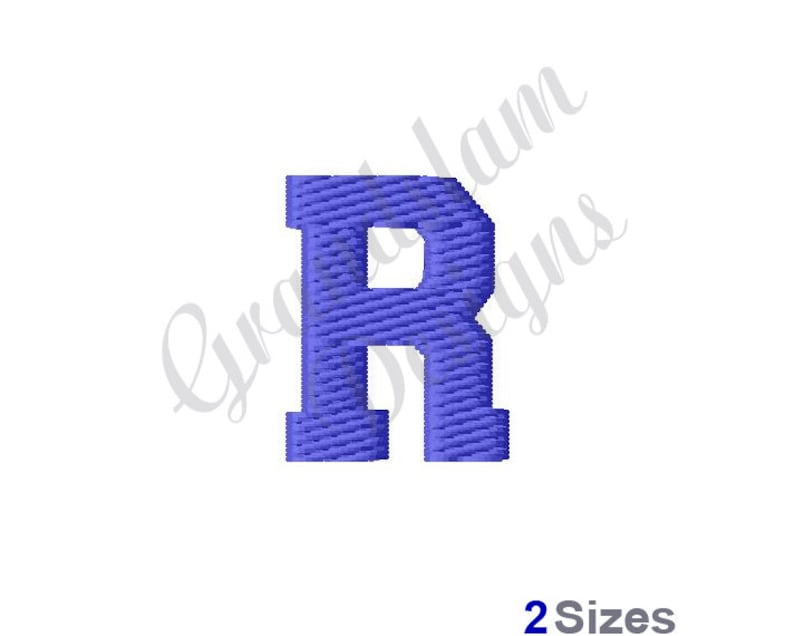 Sport Letter R Machine Embroidery Design - Etsy
