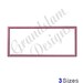 Rectangle outline Machine Embroidery Design - Etsy