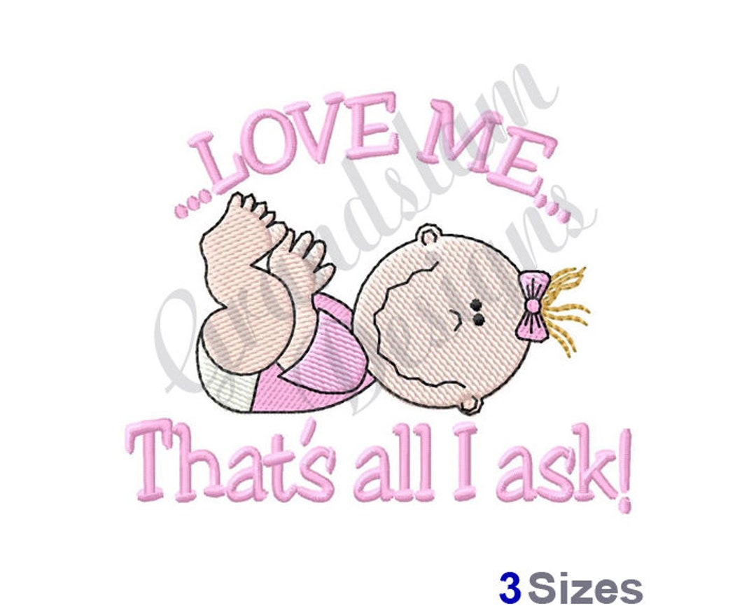 Baby Girl. - Machine Embroidery Design, Embroidery Designs, Machine ...