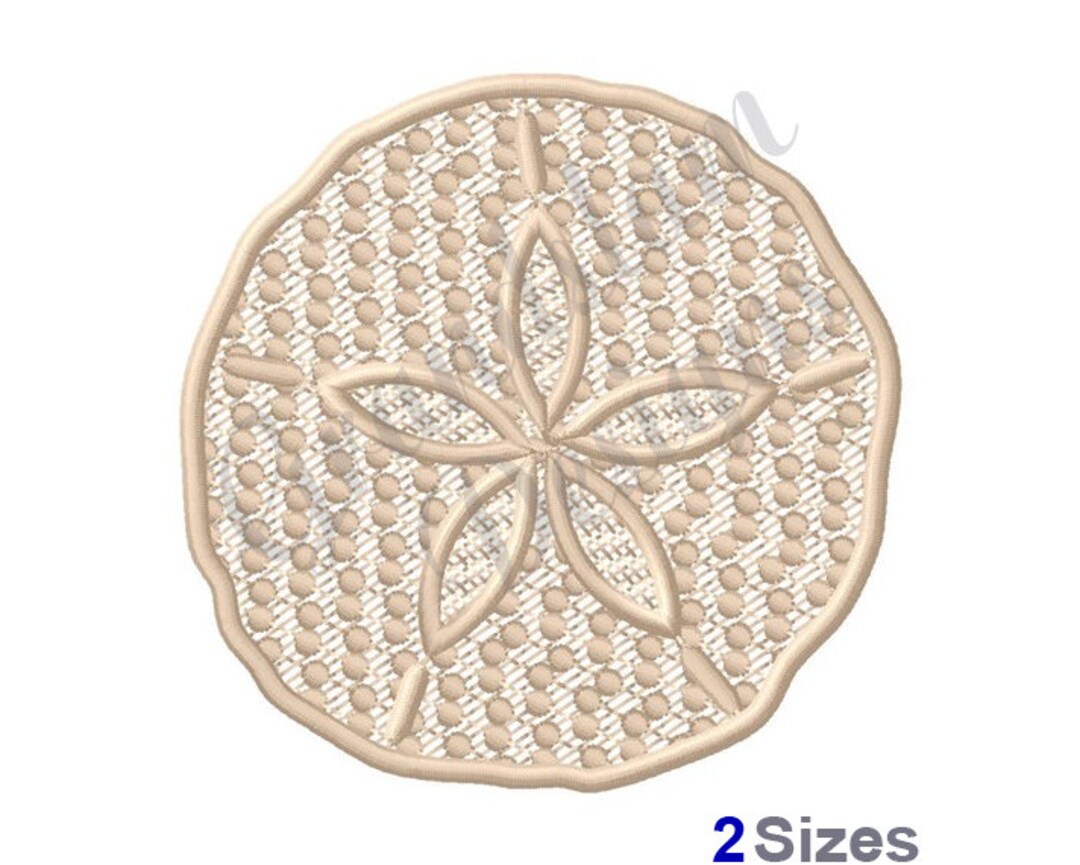 Fsl Sand Dollar - Machine Embroidery Design - Etsy