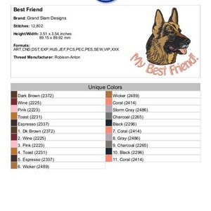 Mans Best Friend Dog Head - Machine Embroidery Design - Etsy