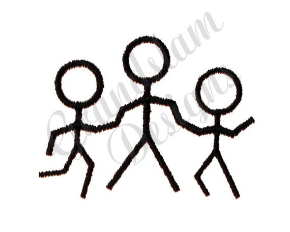 3 Stick Figure Friends
