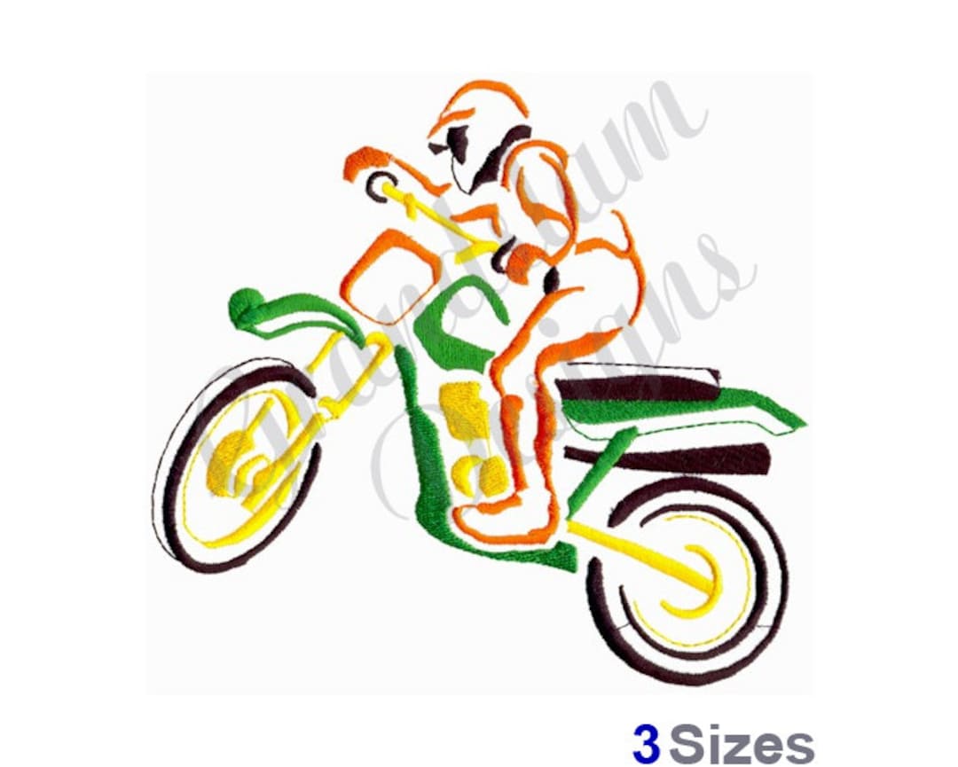 Abstract Motorcycle - Machine Embroidery Design, Embroidery Designs ...