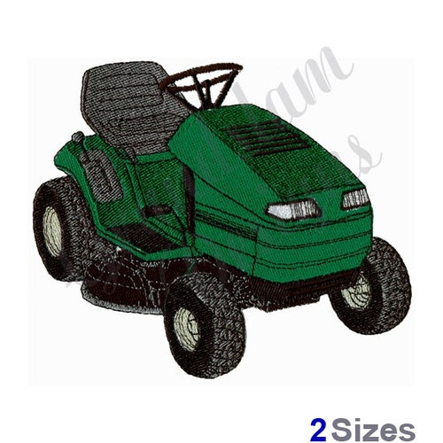 Lawnmower Machine Embroidery Design - Etsy