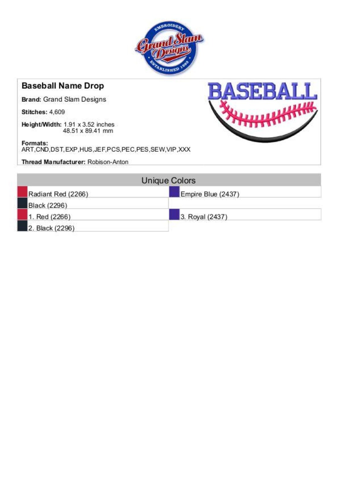 Baseball Name Drop Machine Embroidery Design Embroidery - Etsy