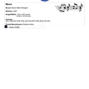 Music Staff - Machine Embroidery Design - Etsy