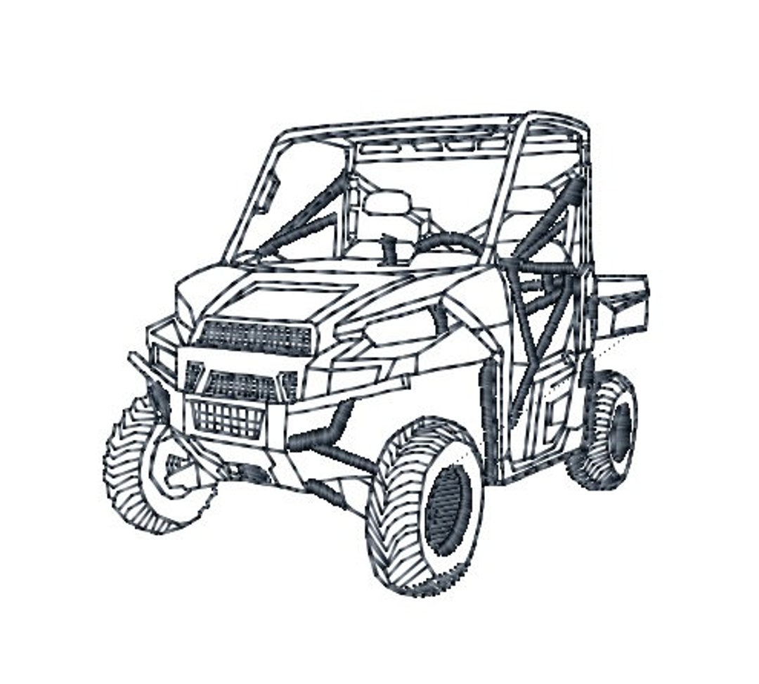 Razor UTV - Machine Embroidery Design, Embroidery Designs, Machine ...